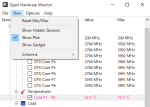 CPU温度測定ソフトウェア（Core Temp / Open Hardware Monitor） – マゴトログ シュミニイキル