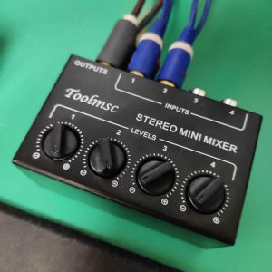 Toolmsc RCA 4チャンネル パッシブミキサー レビュー – マゴトログ シュミニイキル