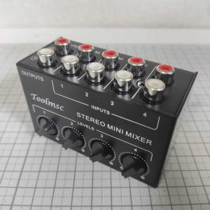 Toolmsc RCA 4チャンネル パッシブミキサー レビュー – マゴトログ シュミニイキル